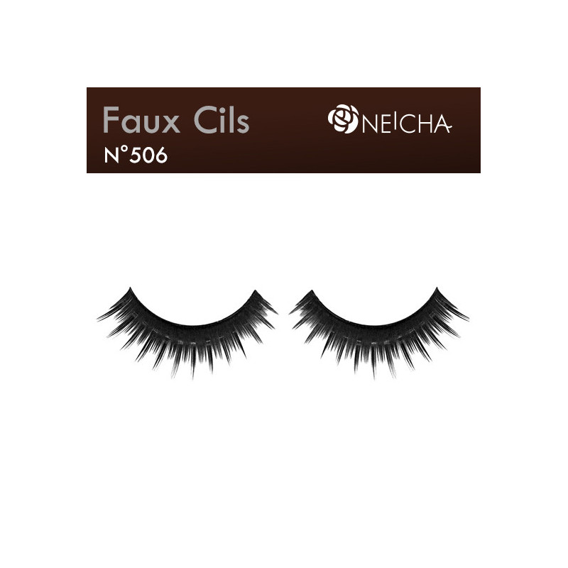 Faux Cils "Long Blackest" en Franges